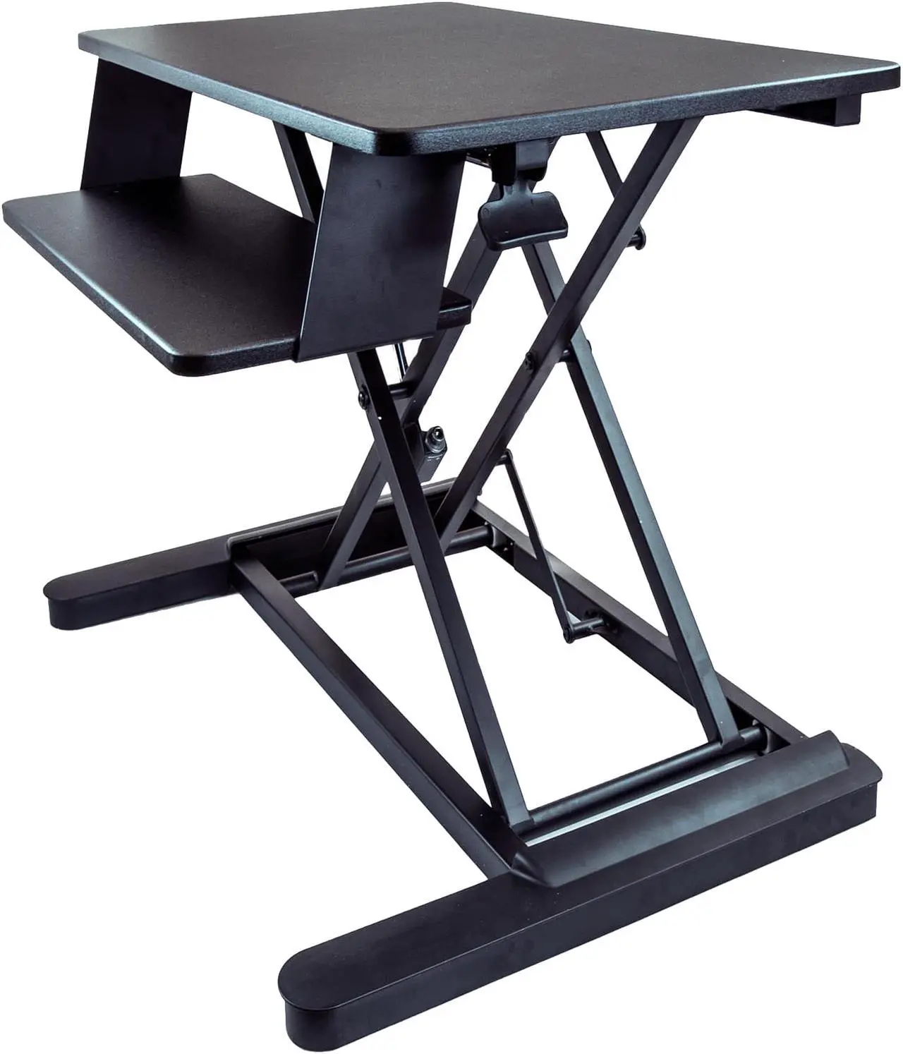 StarTech ARMSTSL Sit Stand Desk - 35" Work Surface - Supports Two 24 ...