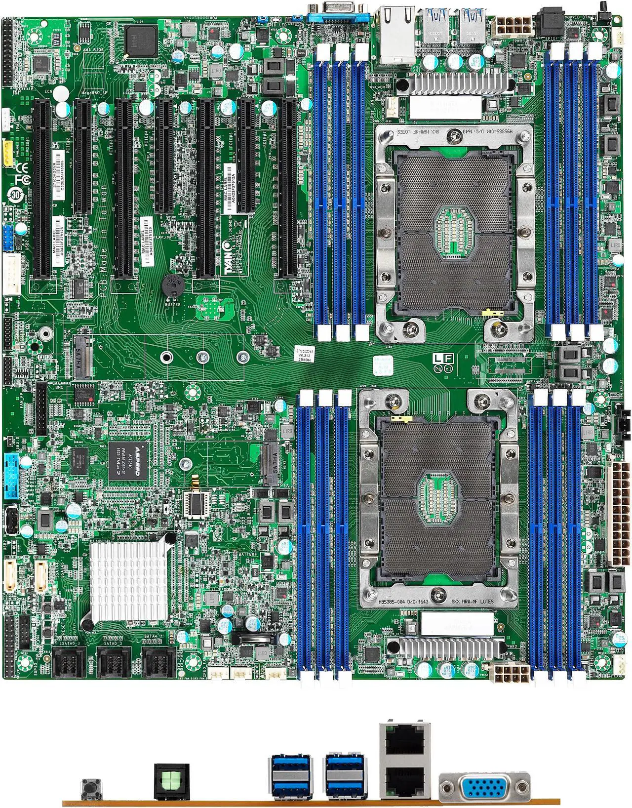 Tyan MB S7100AGM2NR-EX Intel Xeon Scalable LGA3647 C621 DDR4 PCIE ...