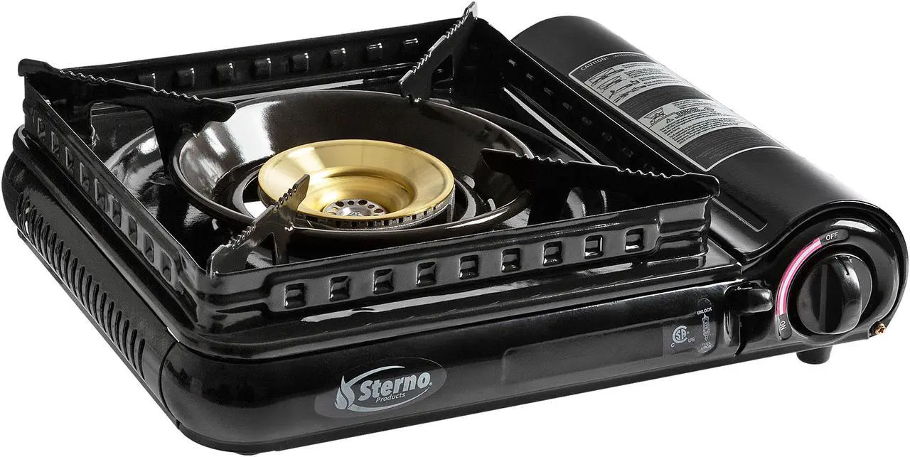 Sterno 15,000 BTU 1-Burner High Performance Butane Countertop Range ...