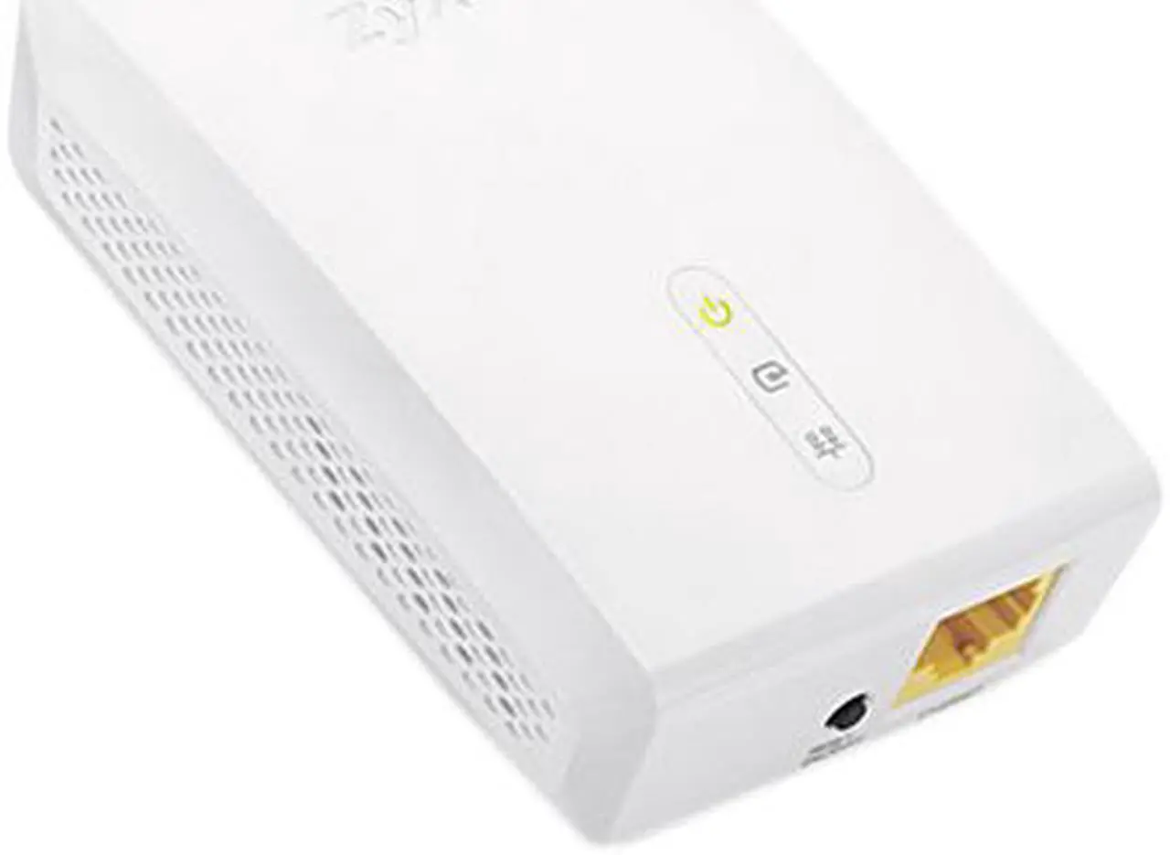 ZyXEL PLA5405 HomePlug AV2 MIMO 1200 Mbps Powerline Gigabit Ethernet ...