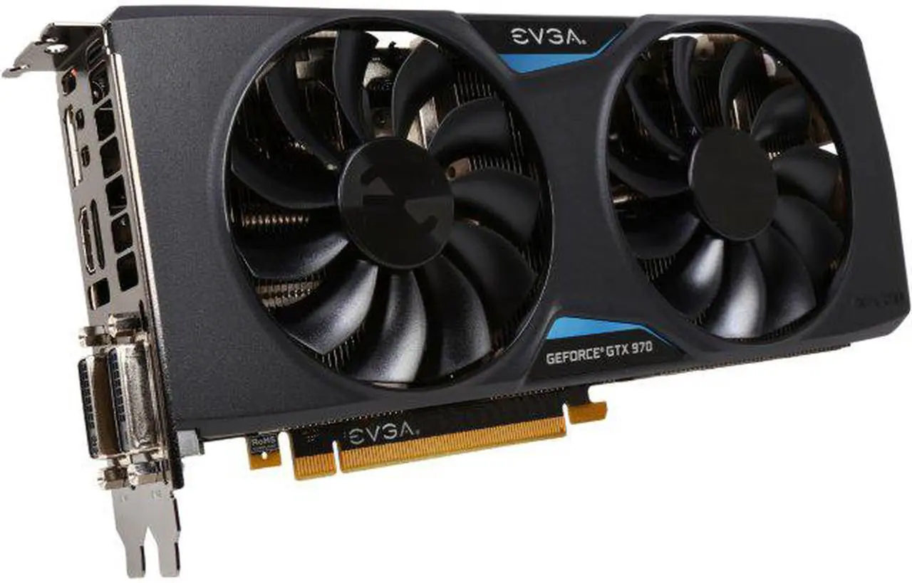 EVGA GeForce GTX 970 04G-P4-2978-KR 4GB FTW GAMING w/ACX 2.0, Silent ...