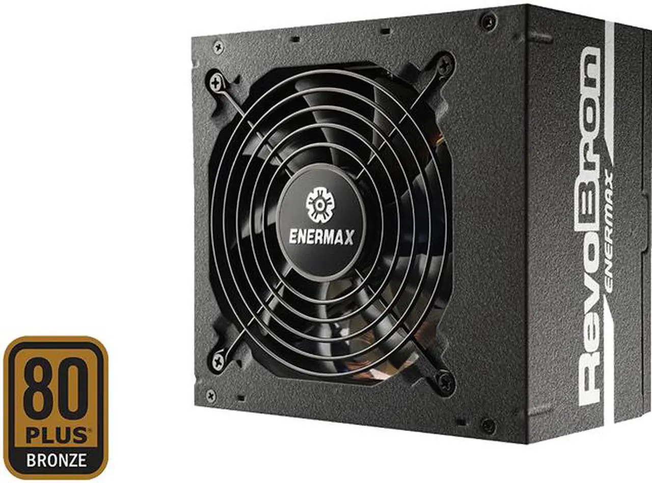 Open Box: Enermax RevoBron 500W 80+ Bronze Semi Modular Power Supply ...