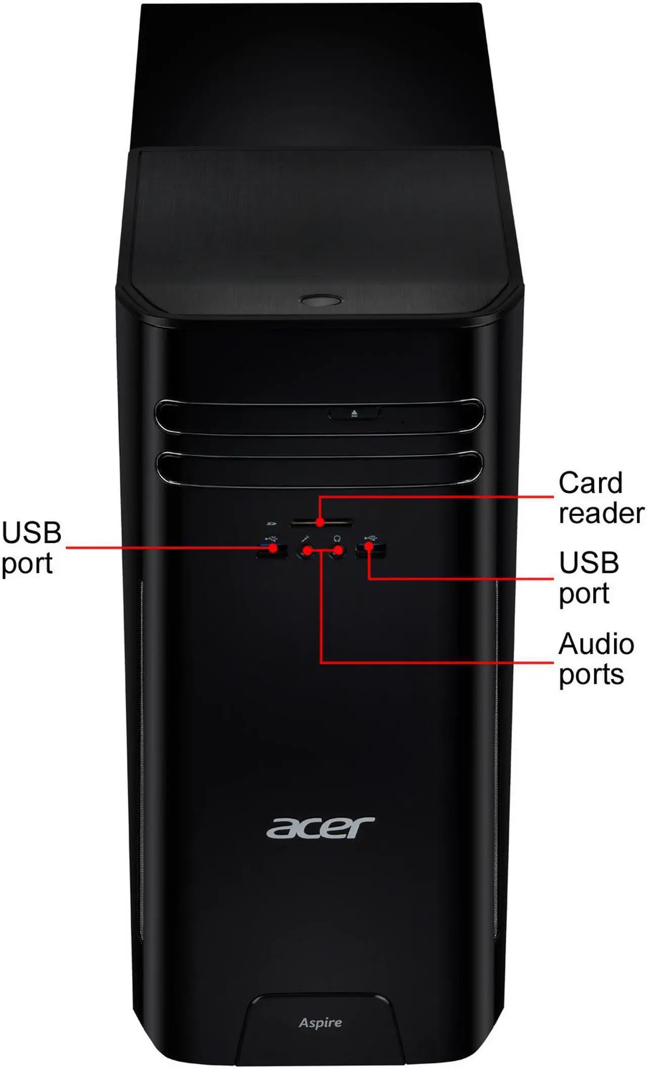 Acer Desktop Computer Aspire TC TC-780-ACKI5 Intel Core i5-7400 12GB ...