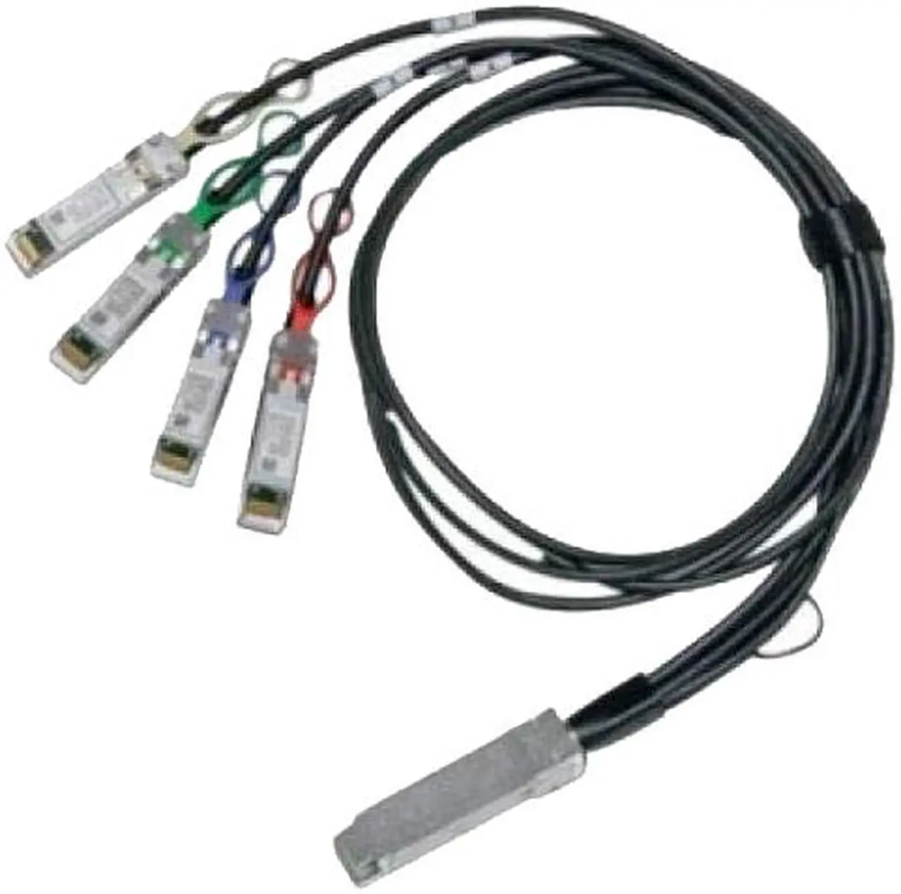 Mellanox passive copper hybrid cable, ETH 100GbE to 4x25GbE, QSFP28 to ...