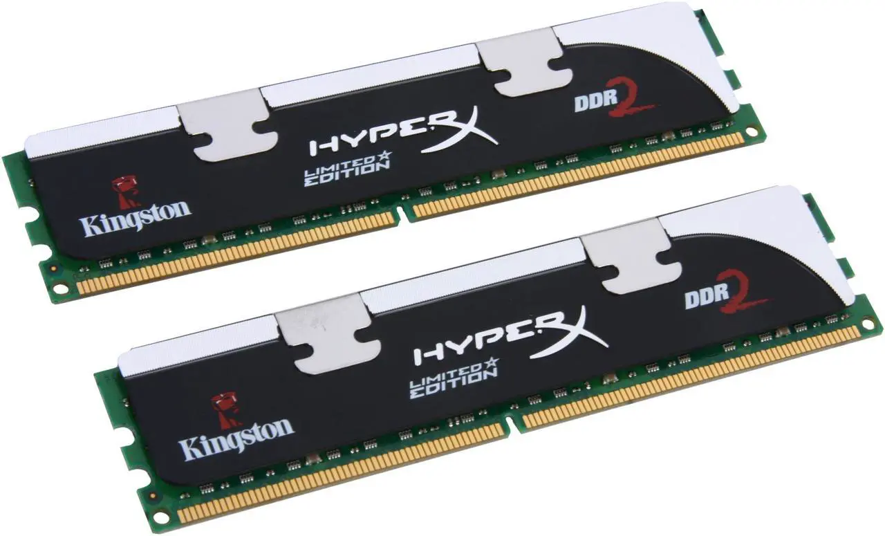 HyperX 4GB (2 x 2GB) DDR2 1066 (PC2 8500) Dual Channel Kit Desktop ...