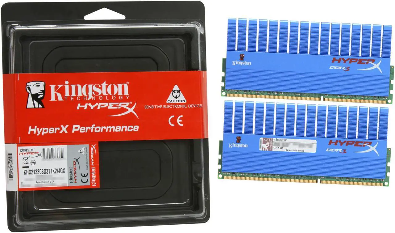 HyperX T1 Series 4GB (2 x 2GB) DDR3 2133 Desktop Memory Model ...
