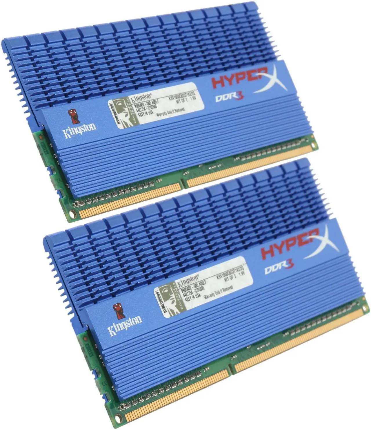 HyperX T1 Series 2GB (2 x 1GB) DDR3 1800 (PC3 14400) Desktop Memory ...