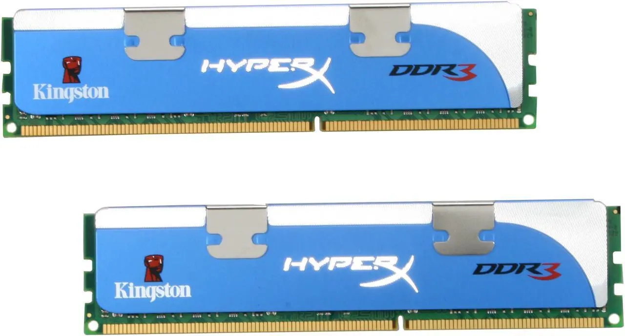 HyperX 4GB (2 x 2GB) DDR3 1333 Desktop Memory Model KHX1333C7D3K2/4G ...