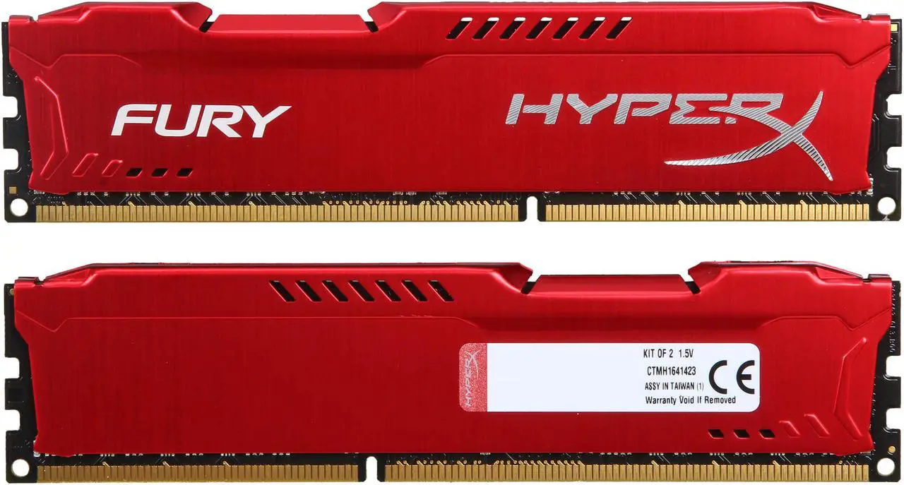 HyperX FURY 16GB (2 x 8GB) DDR3 1866 Desktop Memory Model HX318C10FRK2 ...