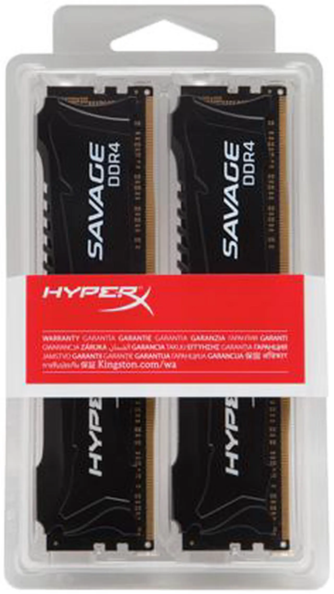 HyperX Savage 8GB (2 x 4GB) DDR4 3000 (PC4 24000) Desktop Memory Model ...
