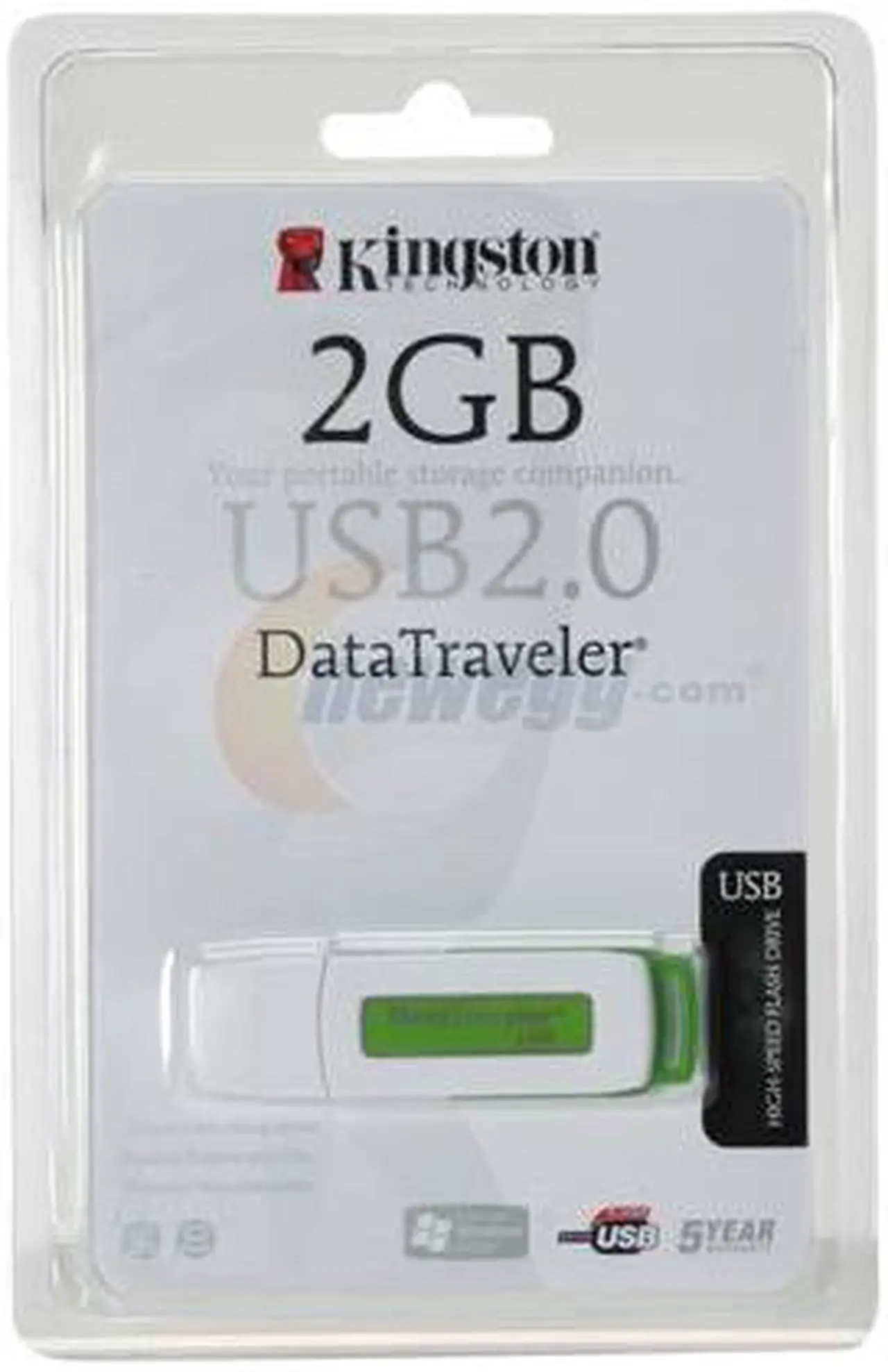 Kingston DataTraveler I 2GB Flash Drive (USB2.0 Portable) - Newegg.com