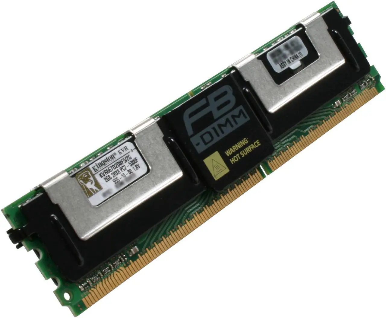 Kingston ValueRAM 2GB ECC Fully Buffered DDR2 667 (PC2 5300) Server ...