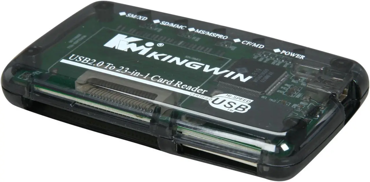 KINGWIN KWCR-506 23-in-1 USB 2.0 Card Reader - Newegg.com