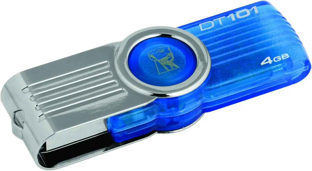 Kingston DataTraveler 101 Gen 2 4GB USB 2.0 Flash Drive (Cyan) - Newegg.com