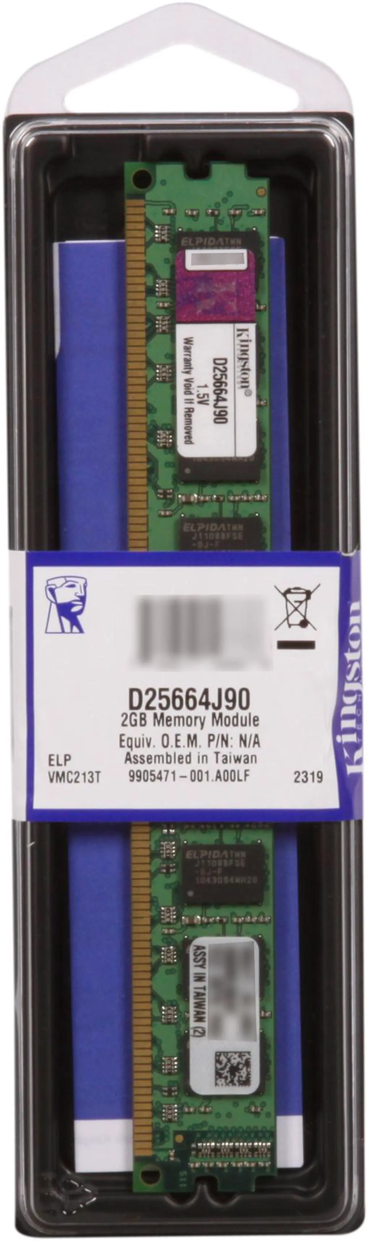 Open Box: Kingston 2GB 240-Pin DDR3 SDRAM System Specific Memory ...