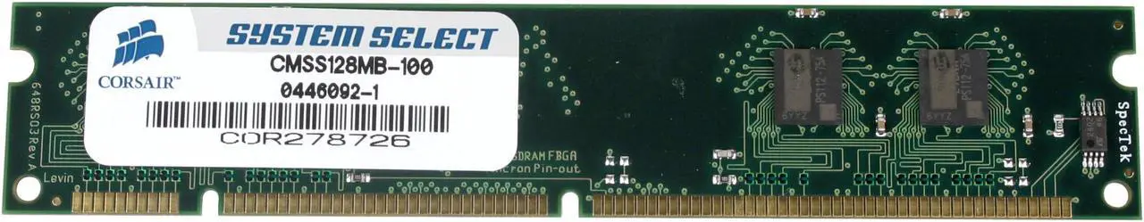 CORSAIR 128MB 168-Pin SDRAM System Specific Memory For Apple - Newegg.com