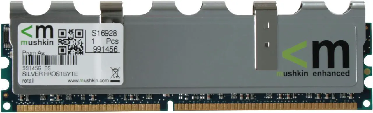 Mushkin Enhanced 1GB DDR 400 (PC 3200) System Memory Model 991456 - Newegg.com