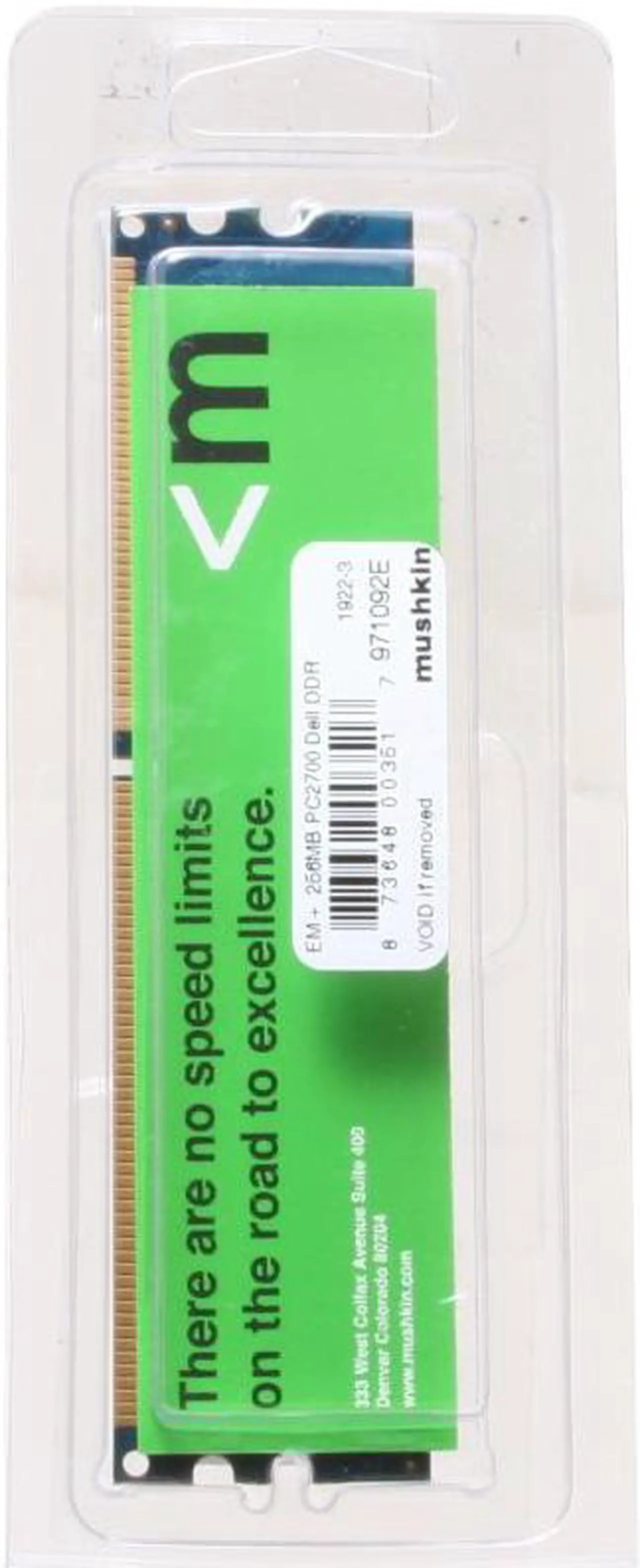 Mushkin Enhanced 256MB 184-Pin DDR SDRAM System Specific Memory For Dell - Newegg.com