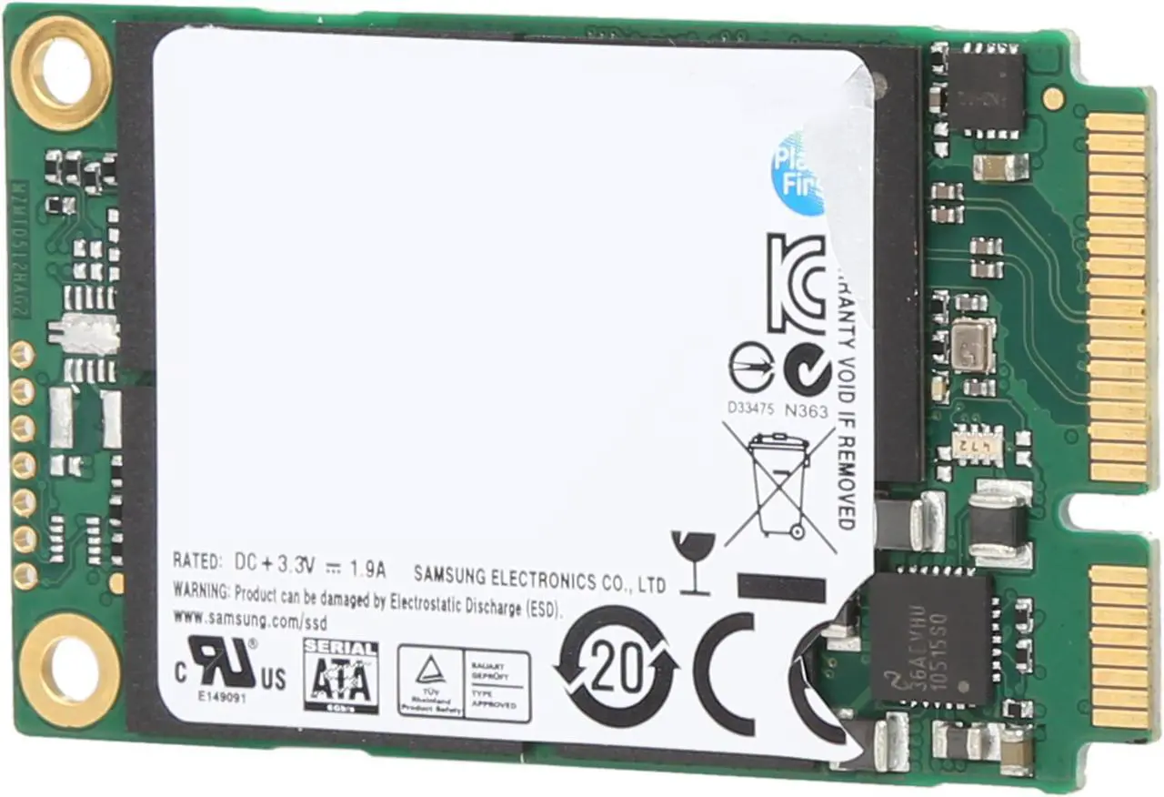 Refurbished: SAMSUNG mSATA 128GB Mini-SATA (mSATA) Internal Solid State ...