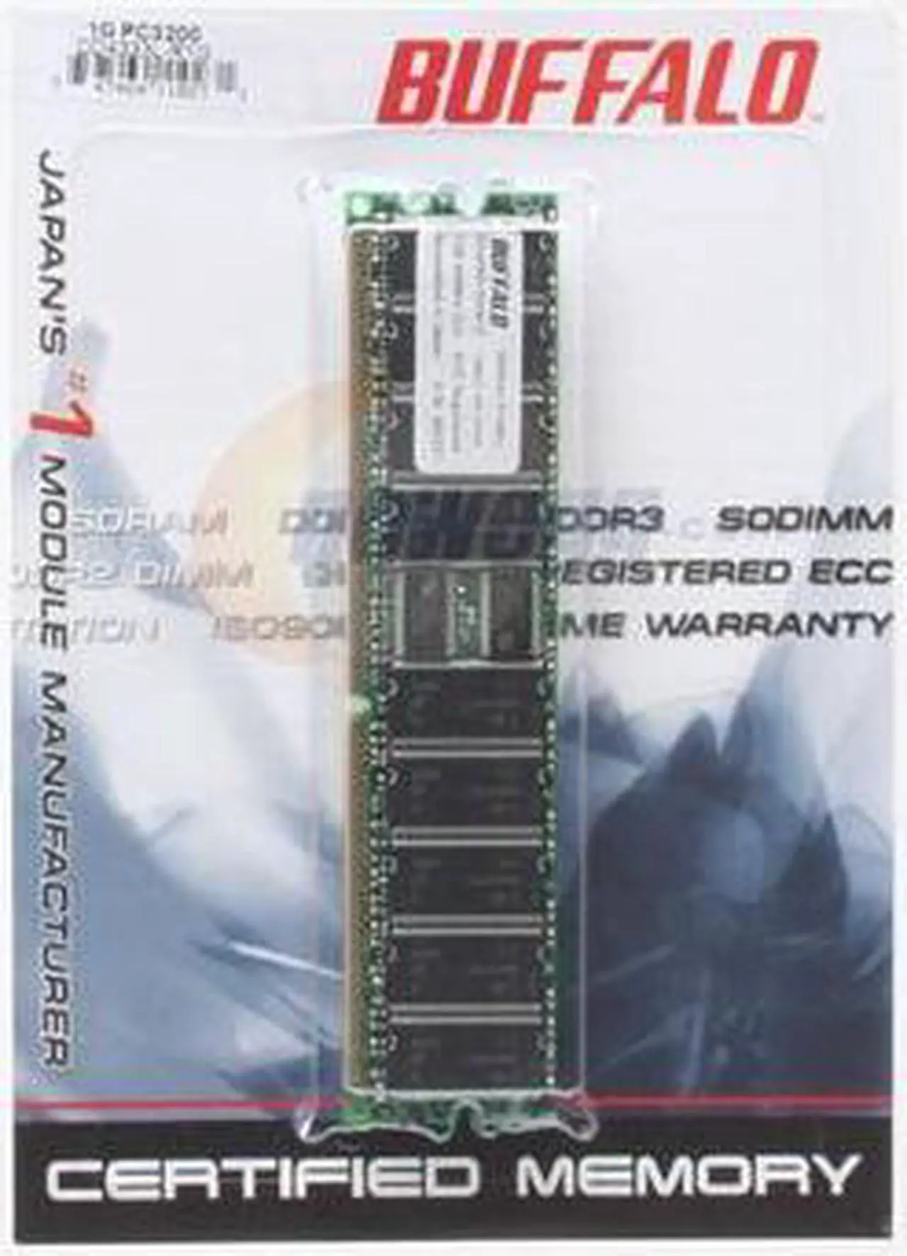 BUFFALO Certified 1GB ECC Registered DDR 400 (PC 3200) Server Memory ...