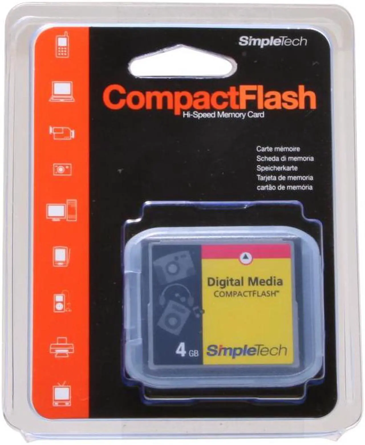 SimpleTech 4GB Compact Flash (CF) Flash Card Model STI-CF/4GB - Newegg.com