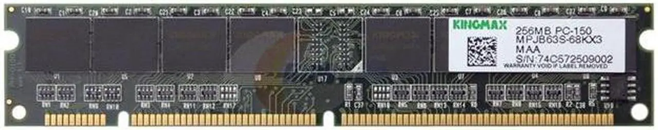 Open Box: KINGMAX 256MB PC 150 System Memory Model MPJB63S-68KX3 ...