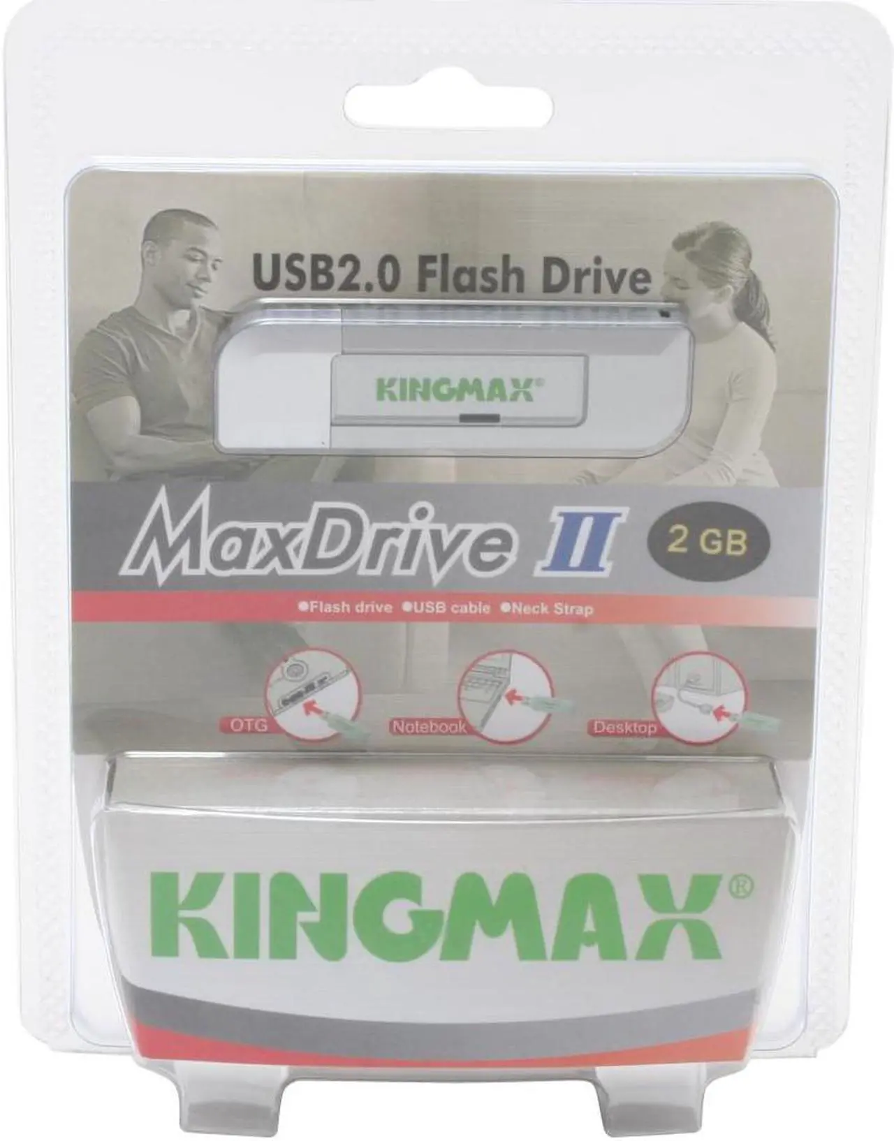 KINGMAX MaxDrive II 2GB Flash Drive (USB2.0 Portable) - Newegg.com