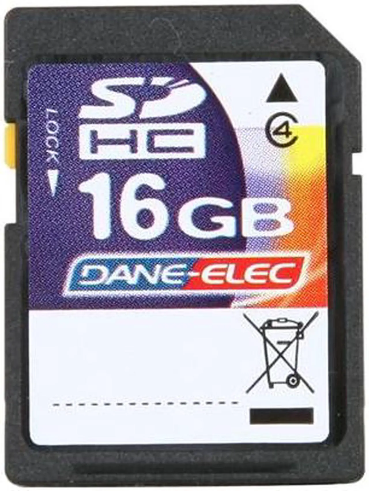 DANE-ELEC 16GB Secure Digital High-Capacity (SDHC) Flash Card Model DA ...
