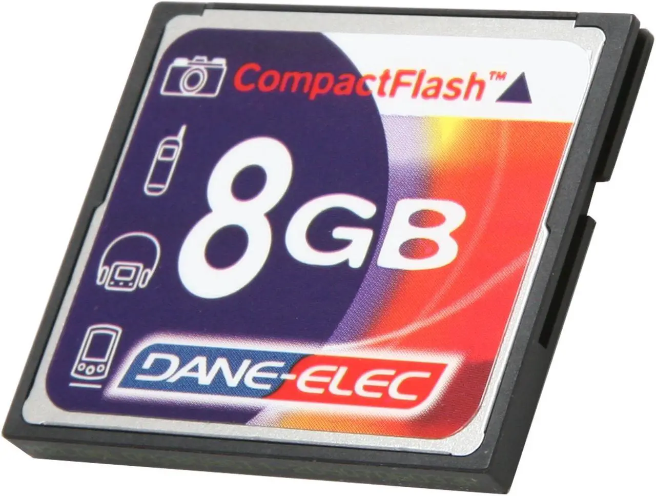 DANE-ELEC 8GB Compact Flash (CF) Flash Card Model DA-CF-8192-R - Newegg.com