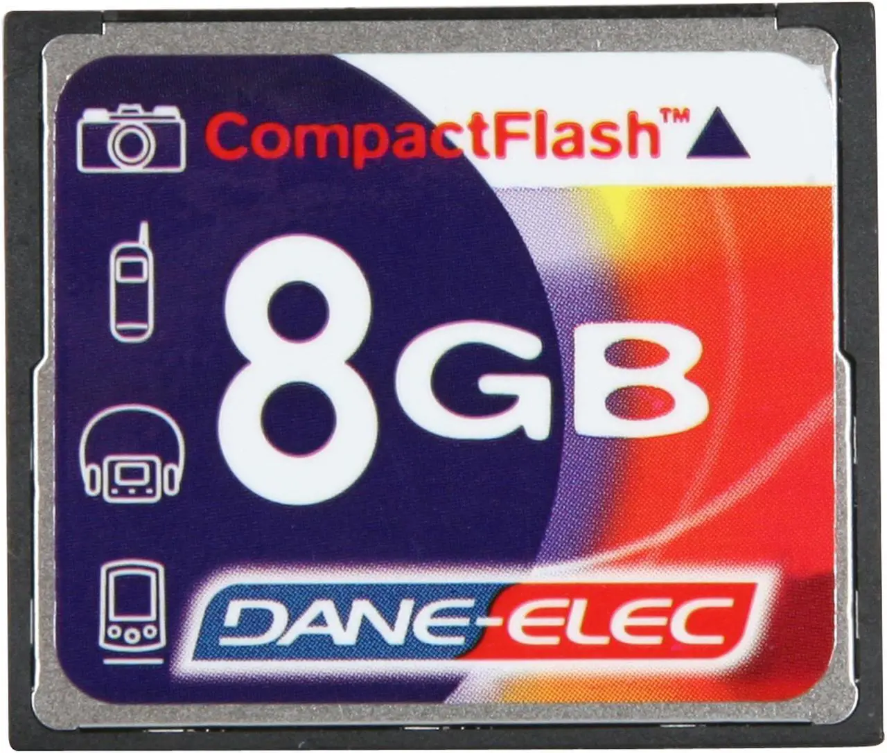 DANE-ELEC 8GB Compact Flash (CF) Flash Card Model DA-CF-8192-R - Newegg.com