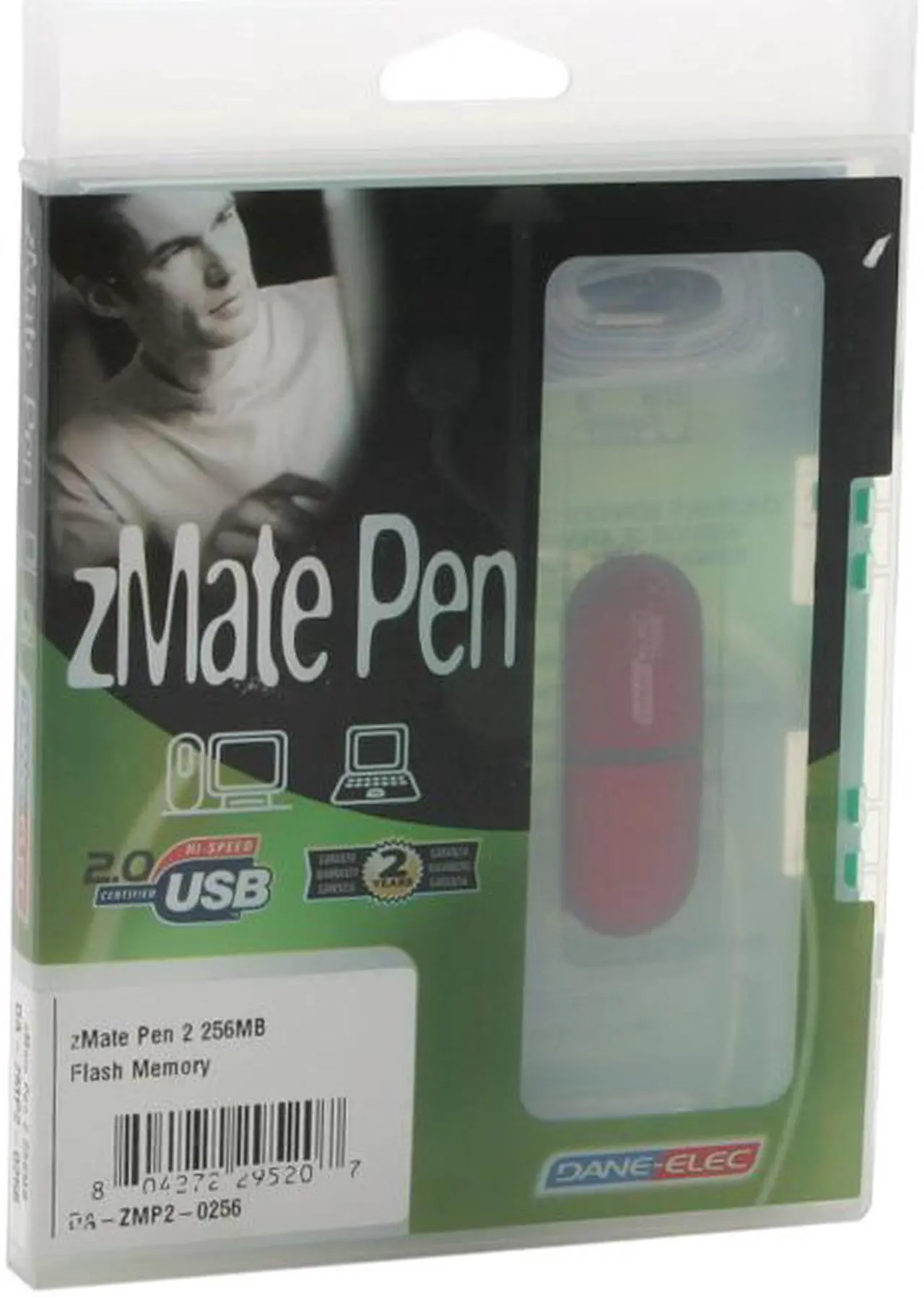 Open Box: DANE-ELEC zMate Pen Series 256MB Flash Drive (USB2.0 Portable ...