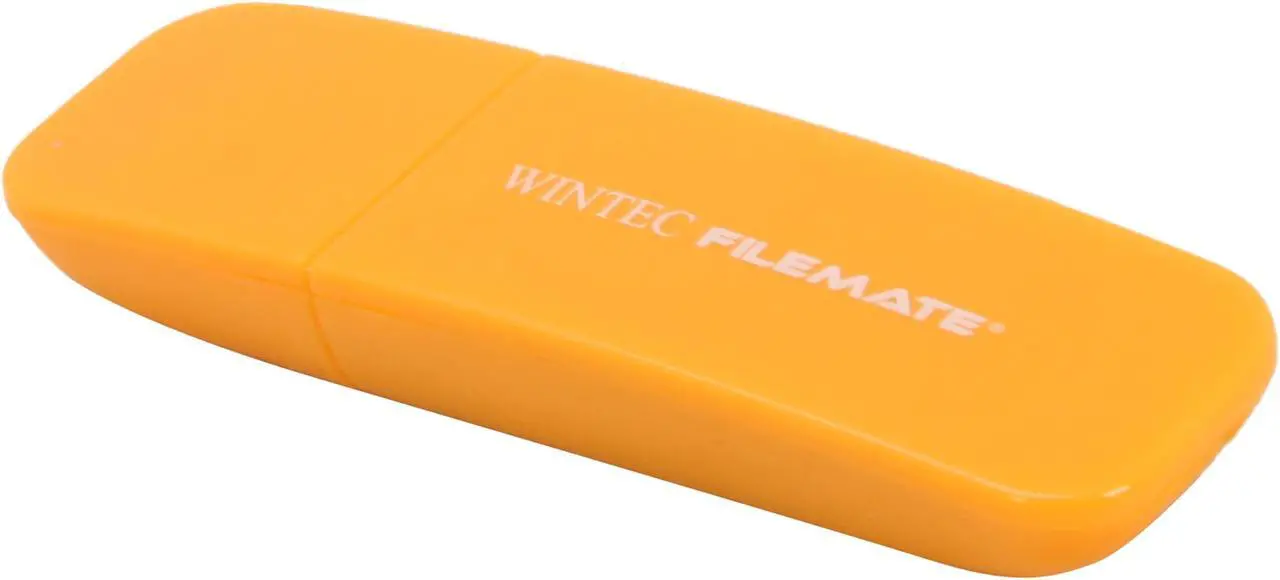 Wintec FileMate Contour 4GB USB 2.0 Flash Drive (Tangerine) - Newegg.com