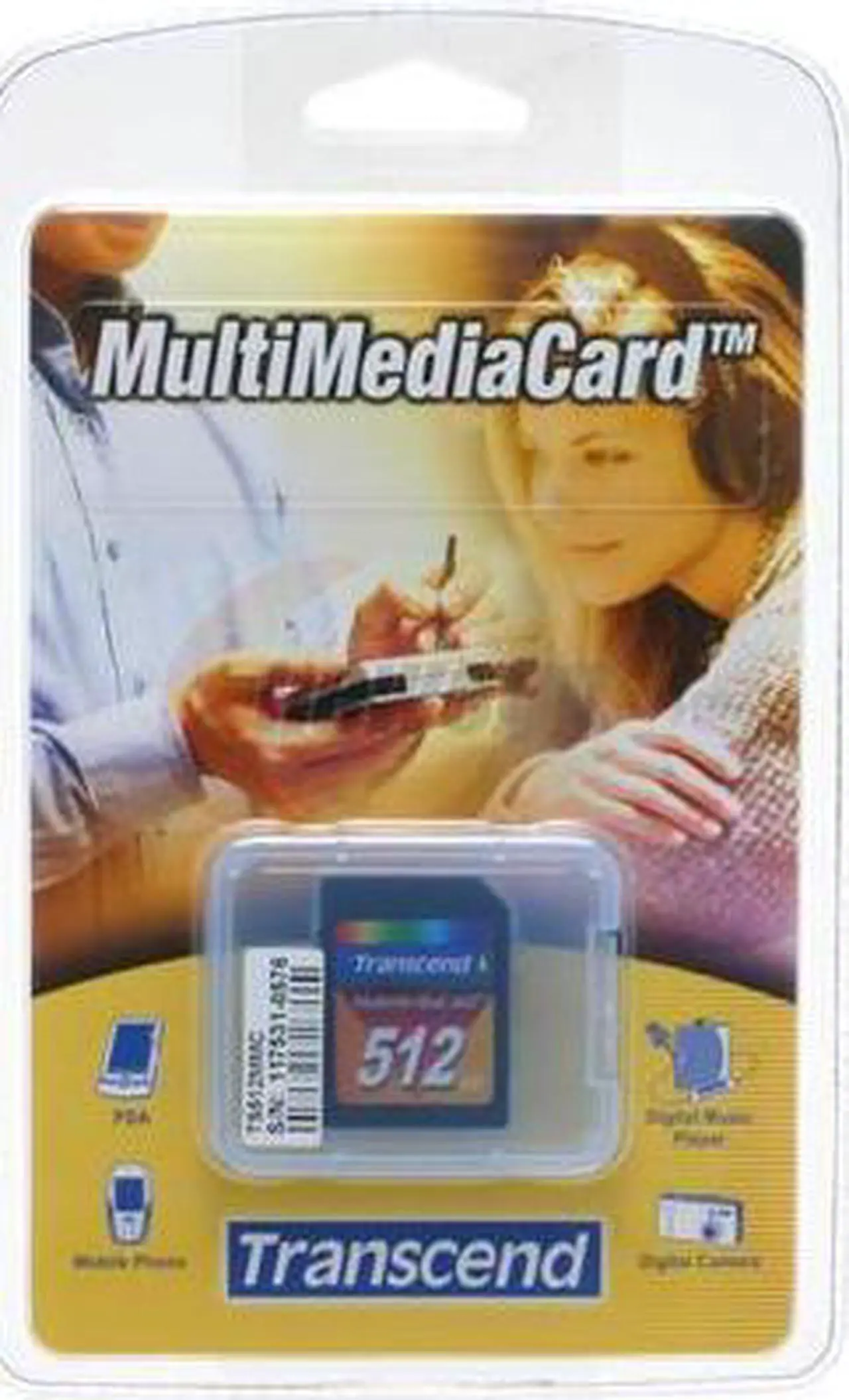 Transcend 512MB MultiMedia (MMC) Flash Media Model TS512MMC - Newegg.com