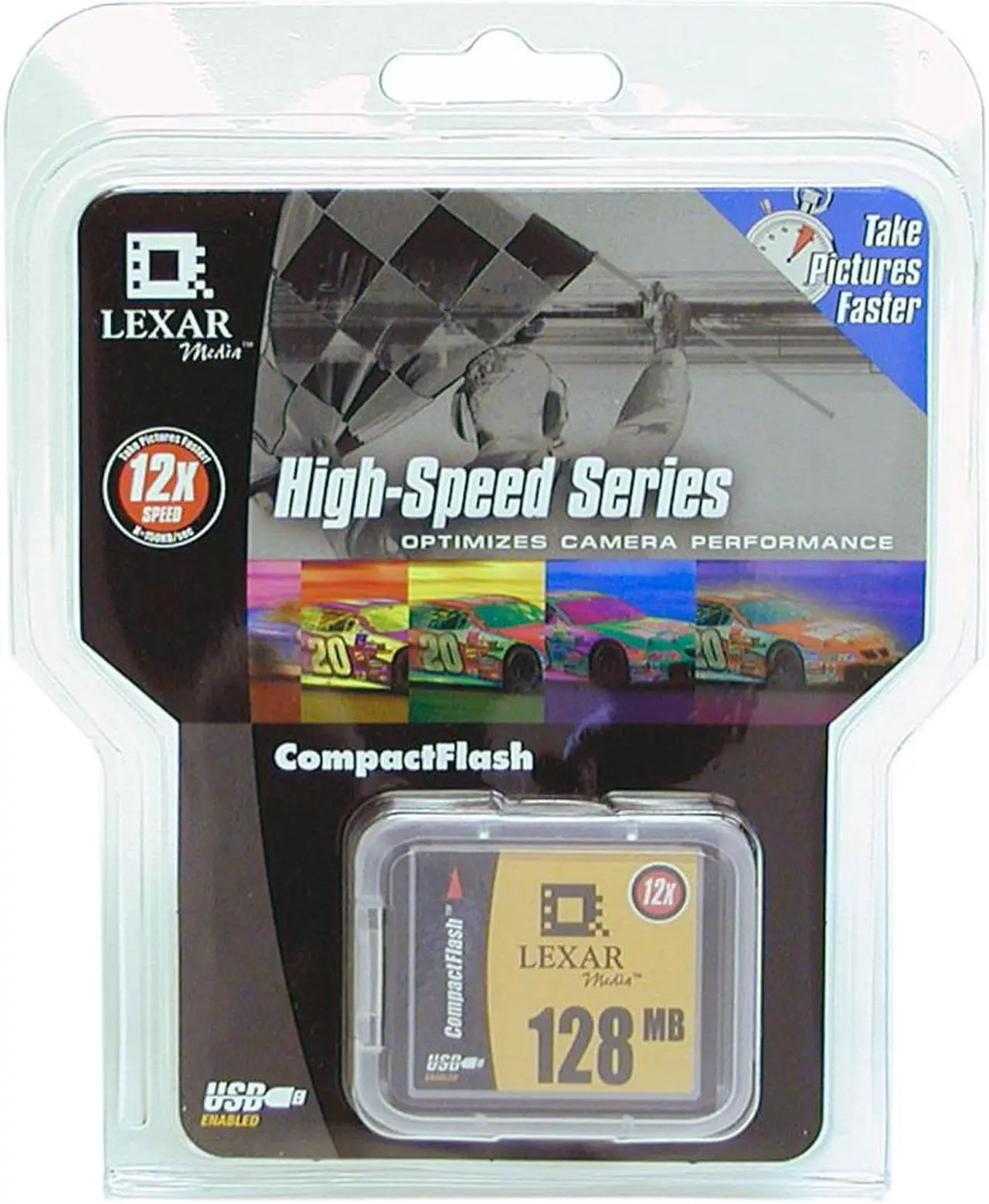 Lexar 128MB Compact Flash (CF) Flash Media Model CF128-12-251 - Newegg.com