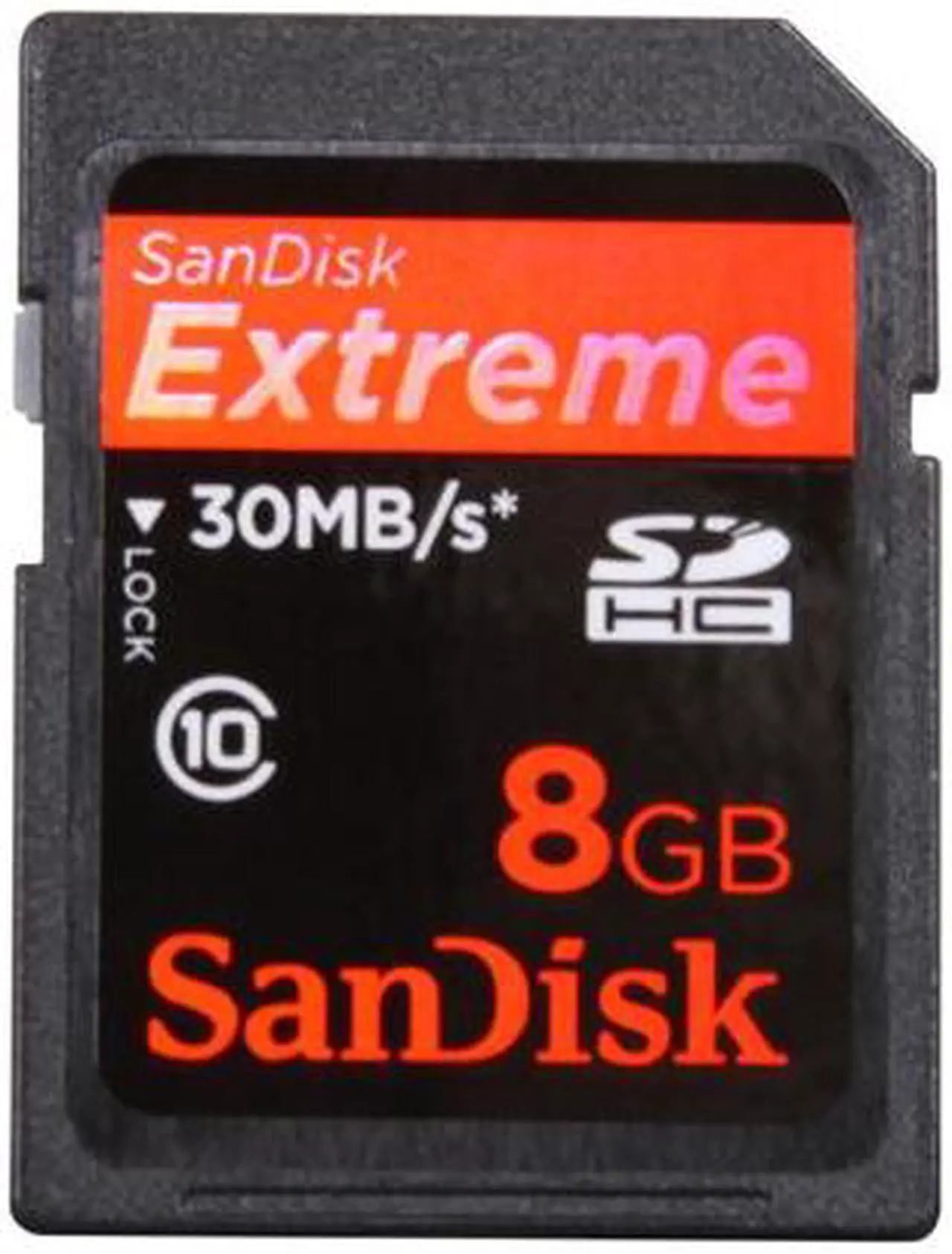 SanDisk Extreme 8GB Secure Digital High-Capacity (SDHC) Flash Card ...