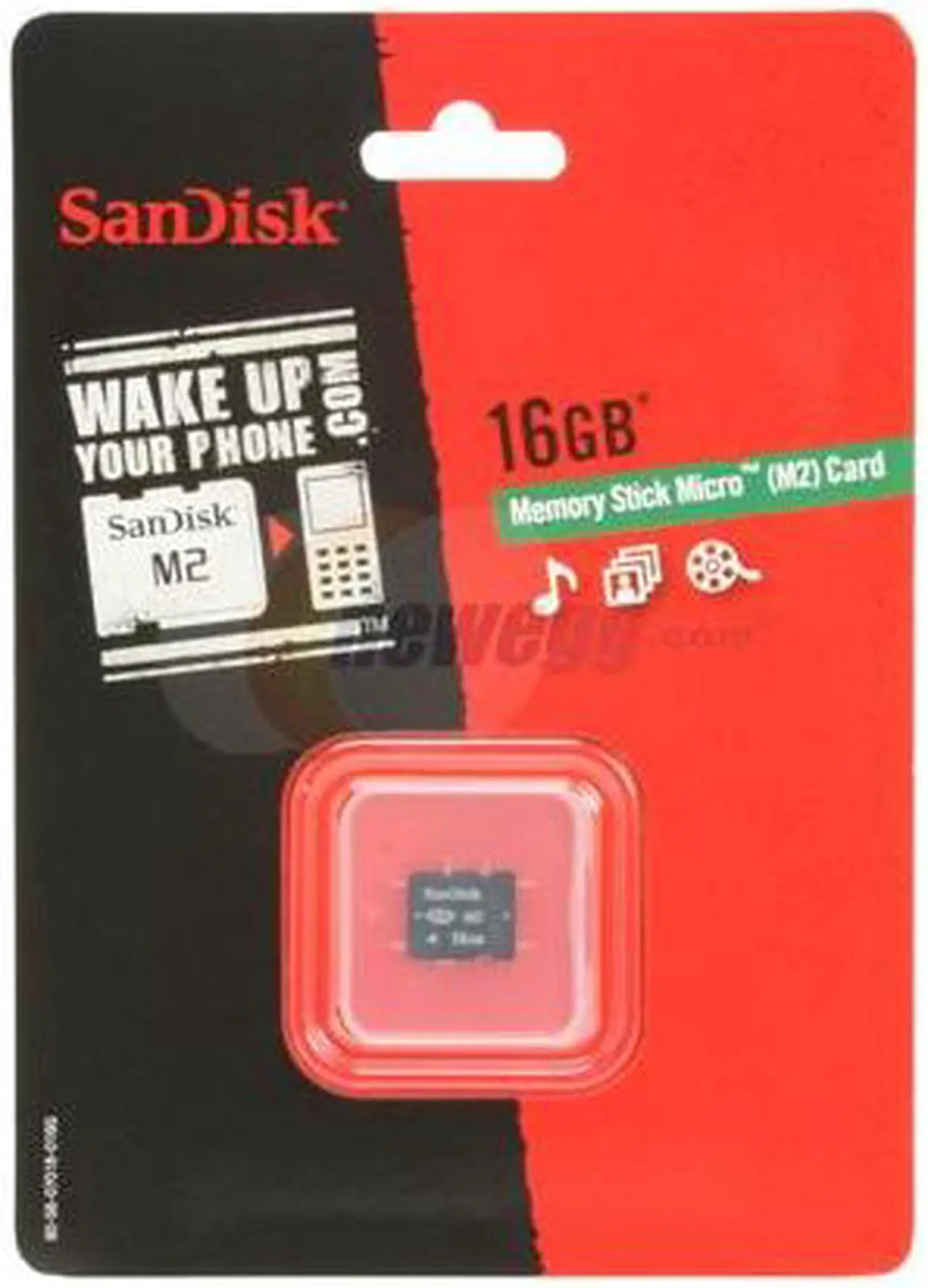SanDisk 16GB Memory Stick Micro (M2) Flash Card Model SDMSM2016GA11M - Newegg.com