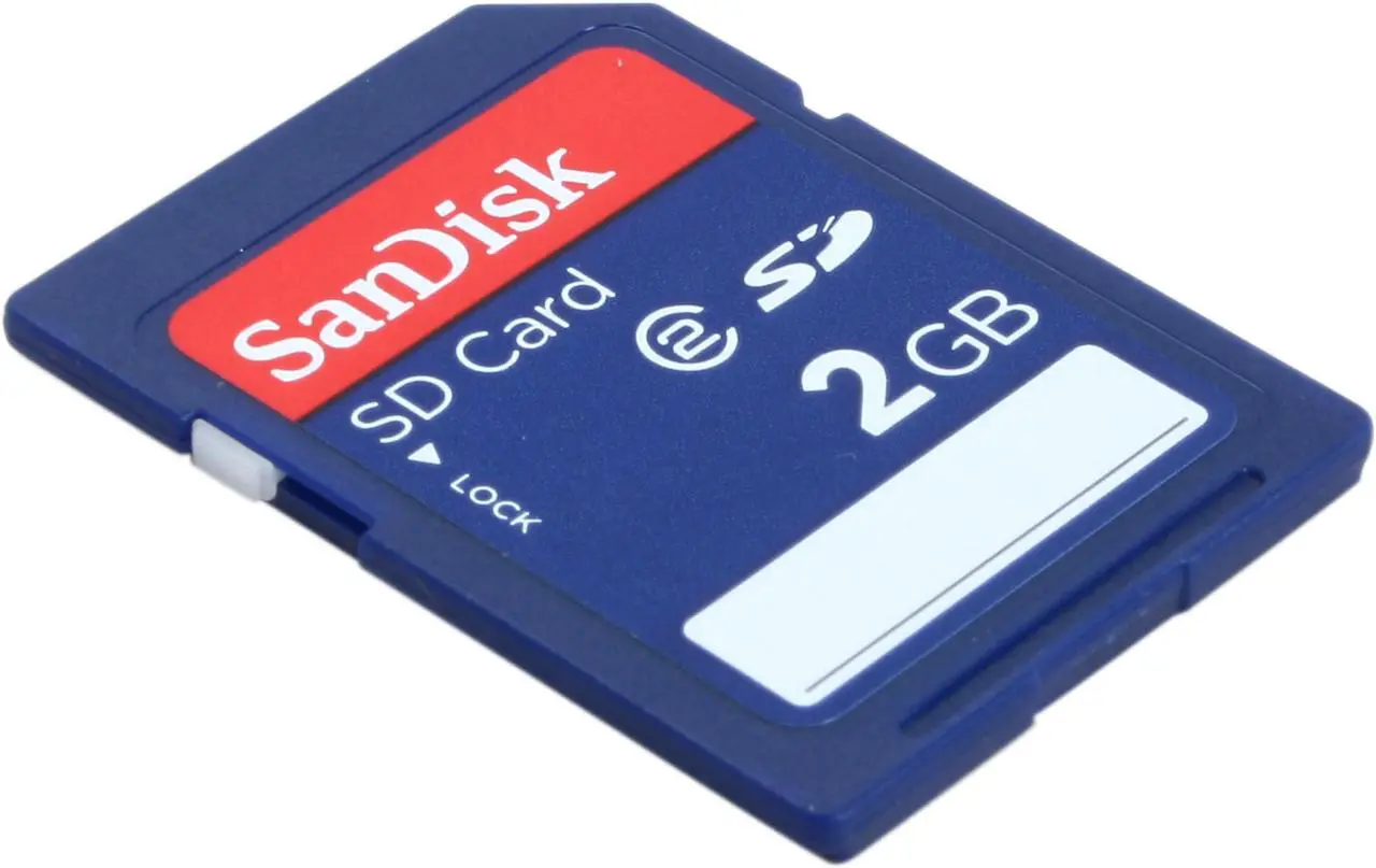 SanDisk 2GB Secure Digital (SD) Standard SD Card Model SDSDB-2048-P36 ...