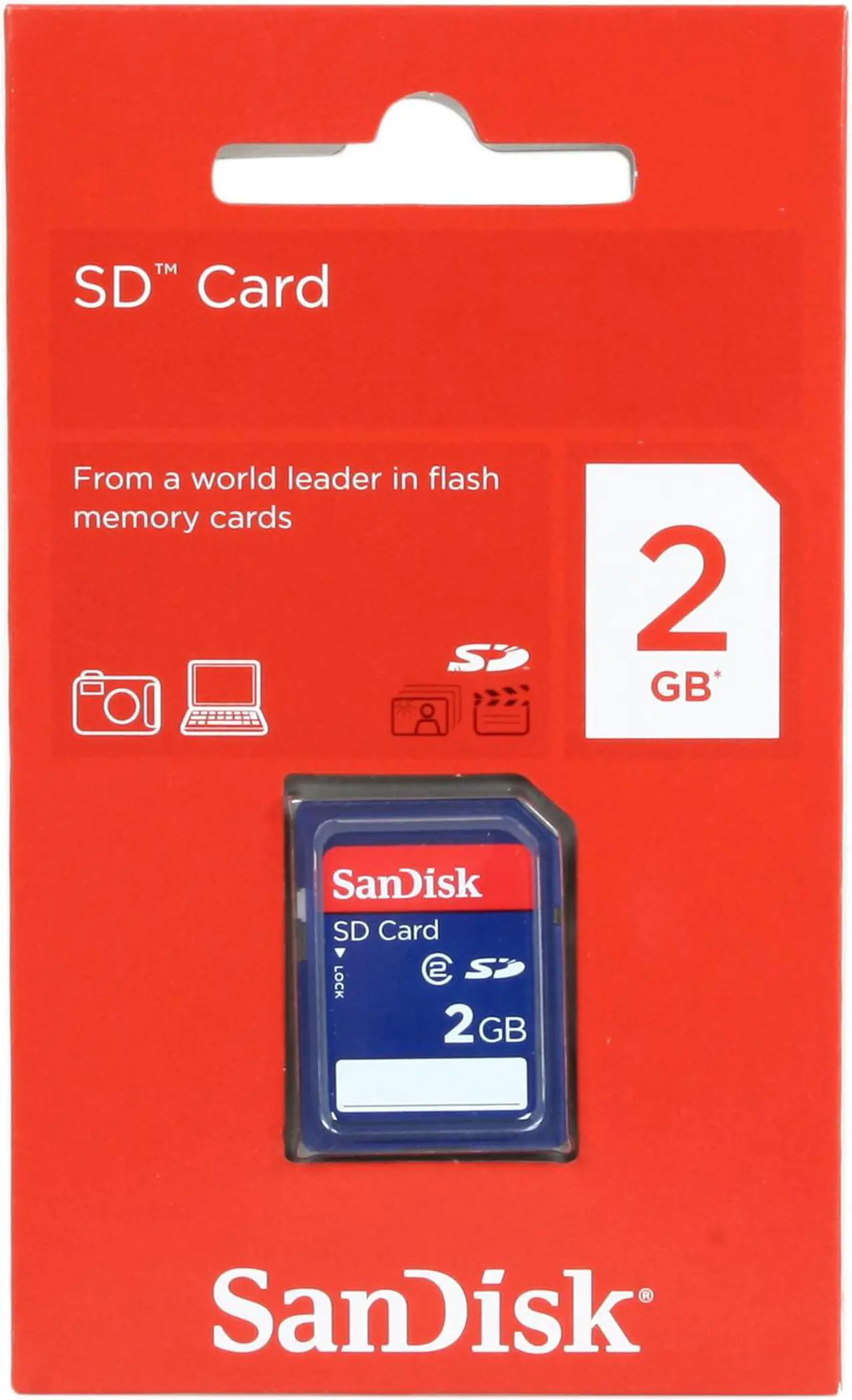 SanDisk 2GB Secure Digital (SD) Standard SD Card Model SDSDB-2048-P36 ...