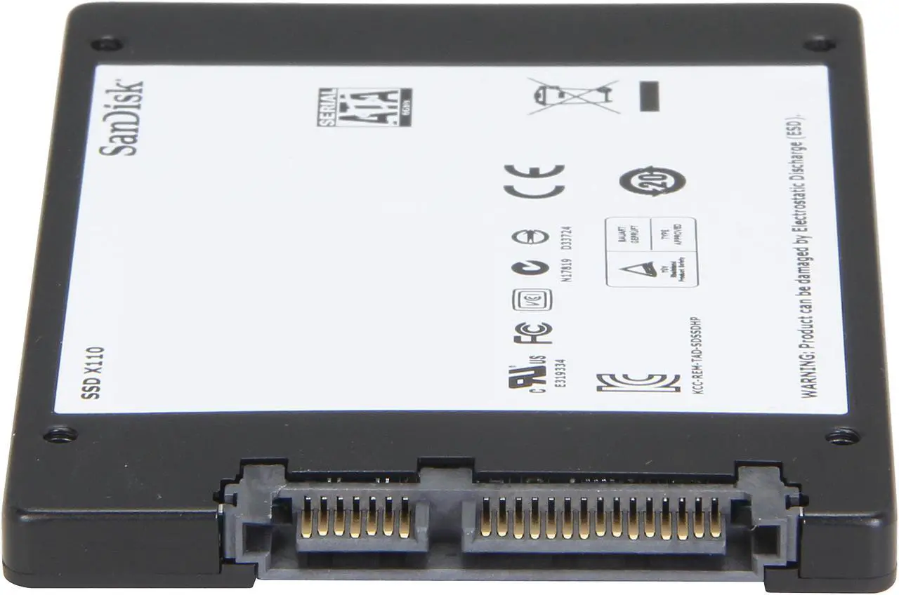 SanDisk X110 2.5" 64GB SATA III MLC Internal Solid State Drive (SSD ...