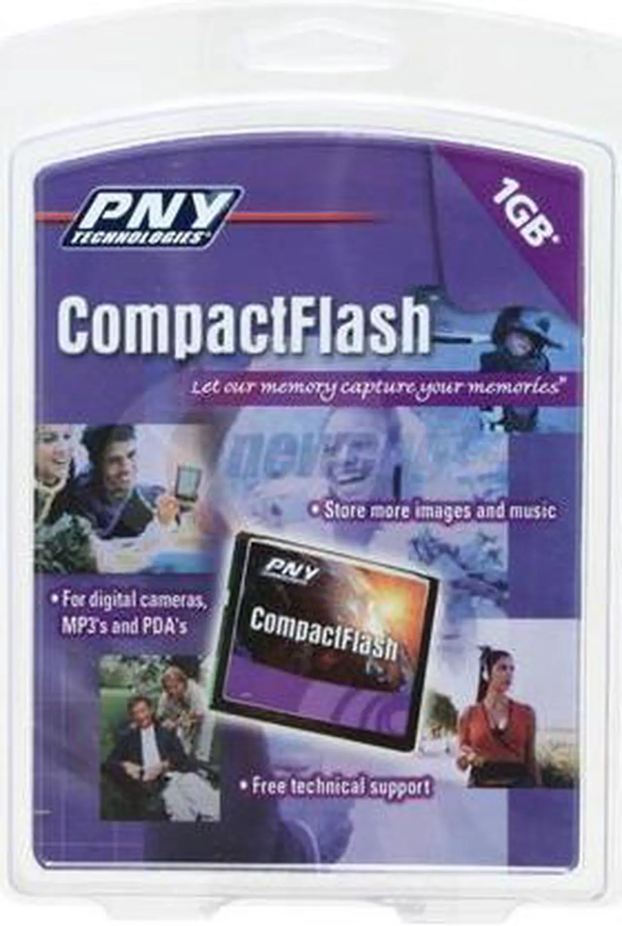 PNY 1GB Compact Flash (CF) Flash Card Model P-CF1G-RF3 - Newegg.com