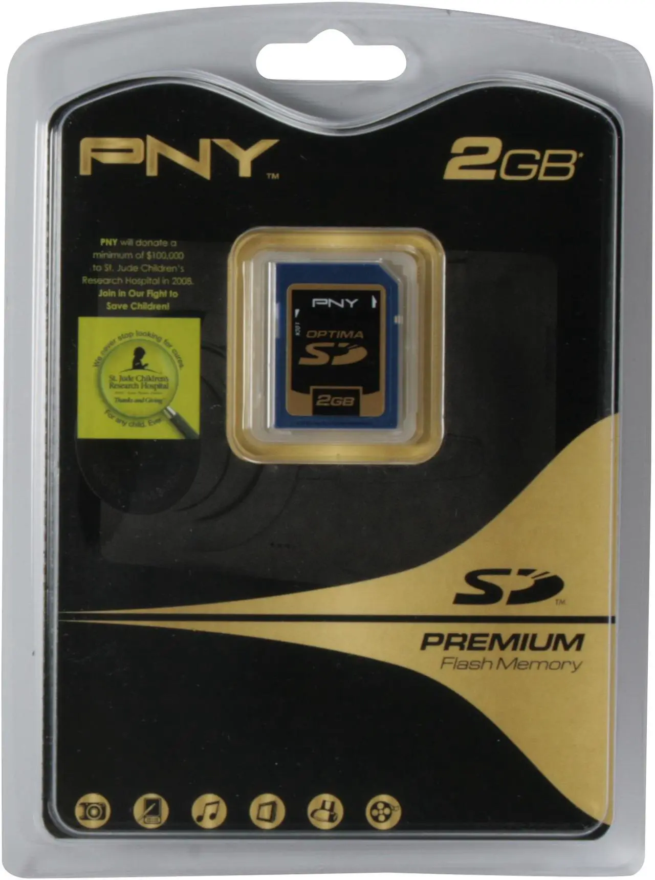 PNY 2GB Secure Digital (SD) Flash Card Model P-SD2GB-EF - Newegg.com