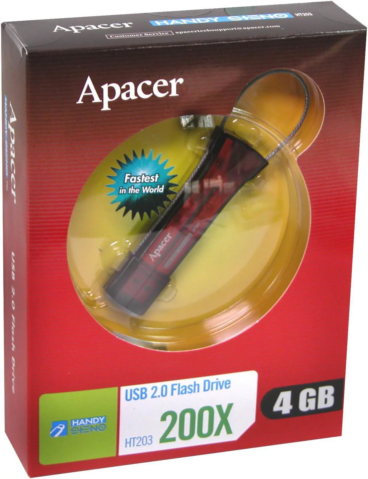 Apacer Handy Steno HT203 4GB Flash Drive (USB2.0 Portable) - Newegg.com