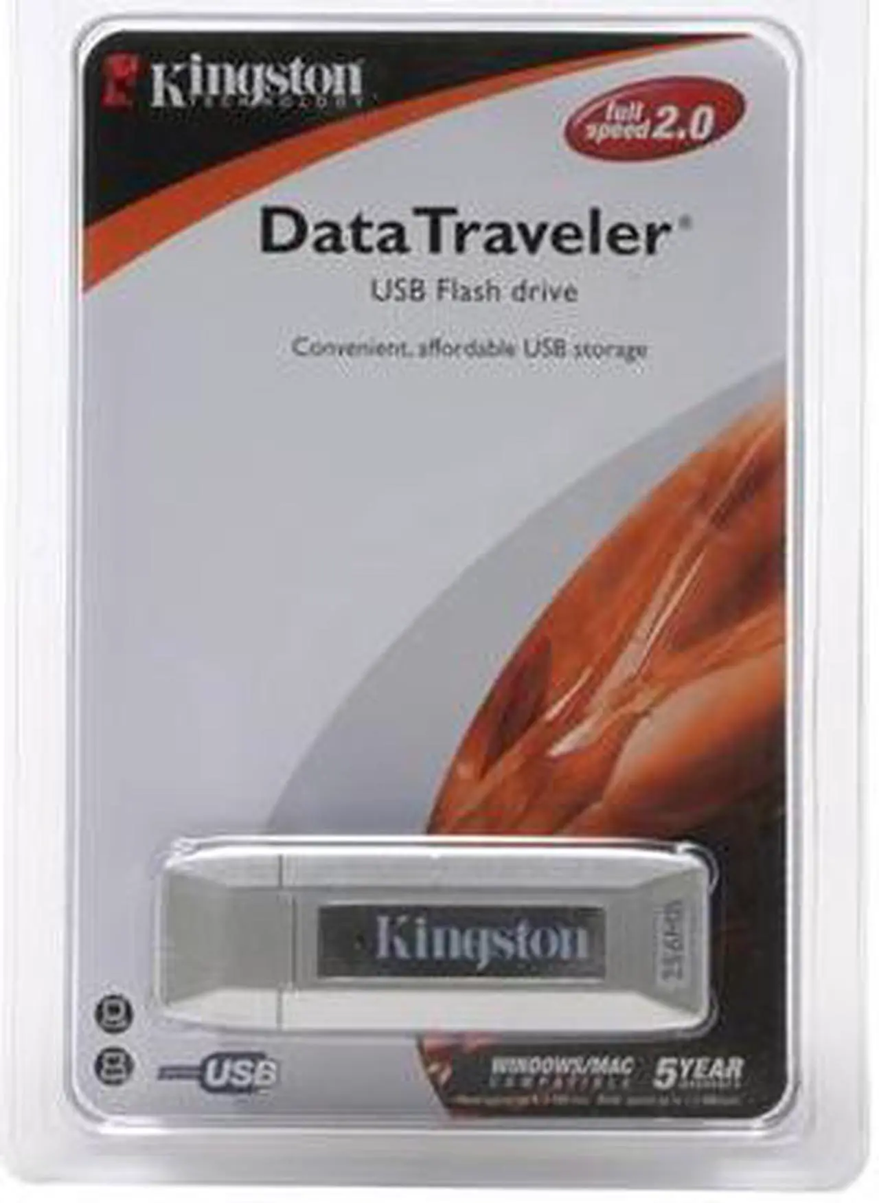 Kingston DataTraveler 256MB Flash Drive (USB2.0 Portable) - Newegg.com