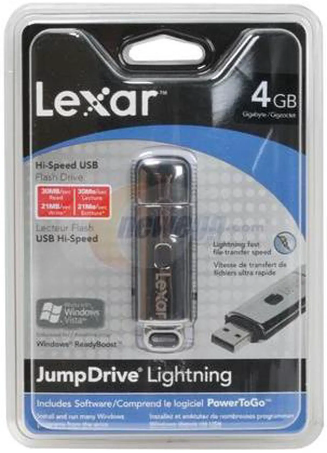 Lexar JumpDrive Lightning 4GB Flash Drive (USB2.0 Portable) - Newegg.com