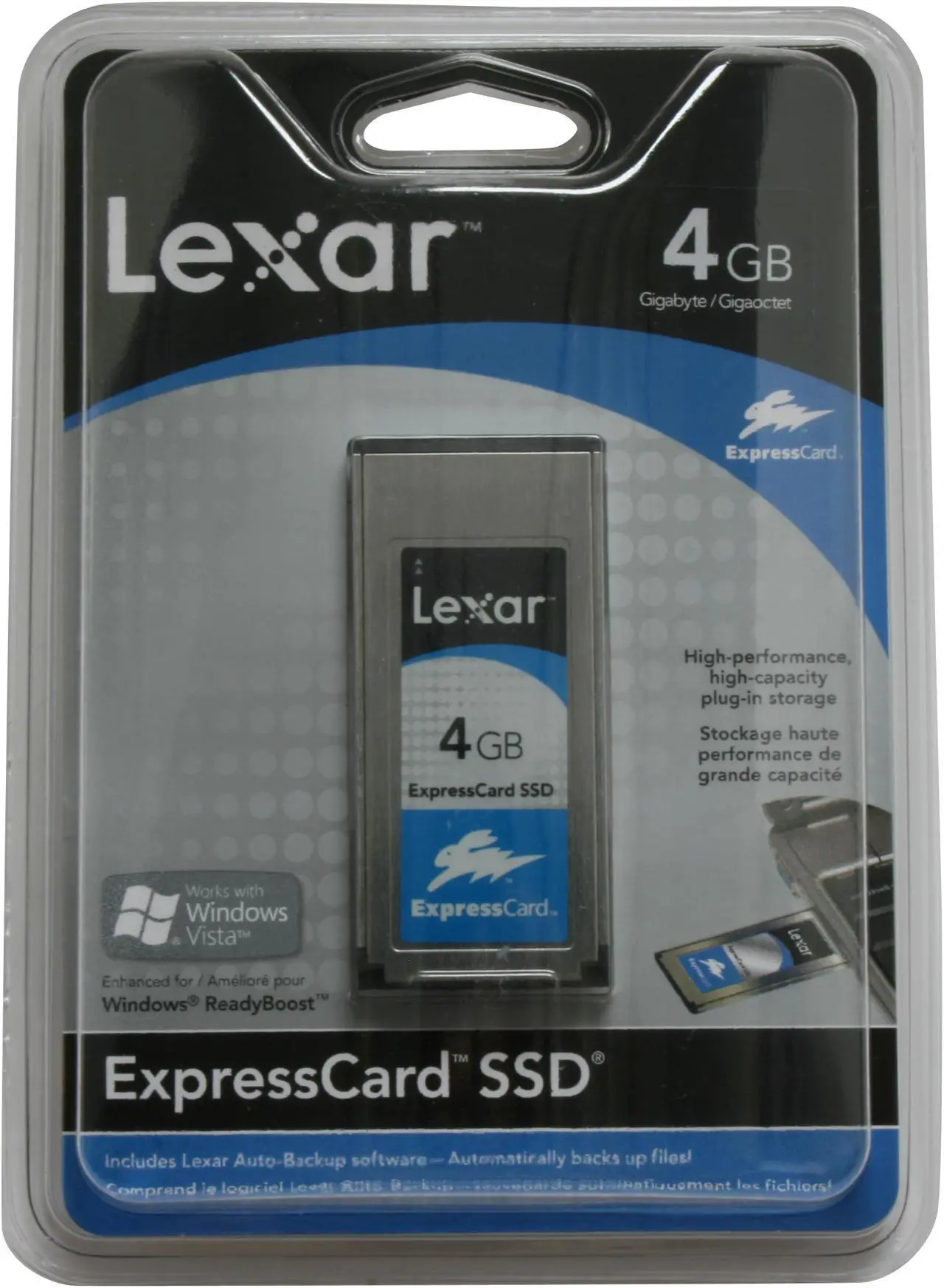 Lexar 4GB ExpressCard External Solid State Drive (SSD) EX4GB-431 ...