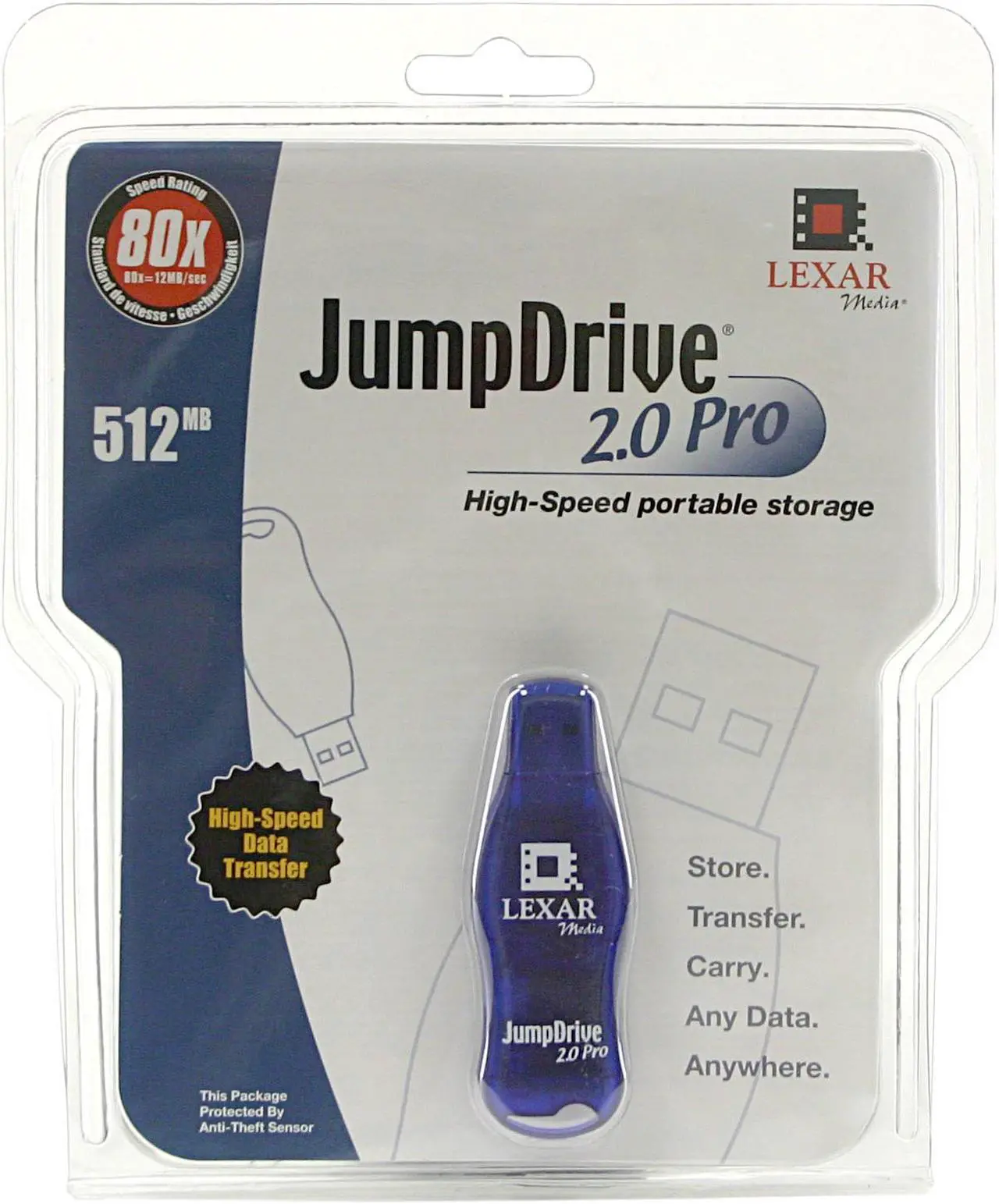Lexar JumpDrive Pro 512MB Flash Drive (USB2.0 Portable) - Newegg.com