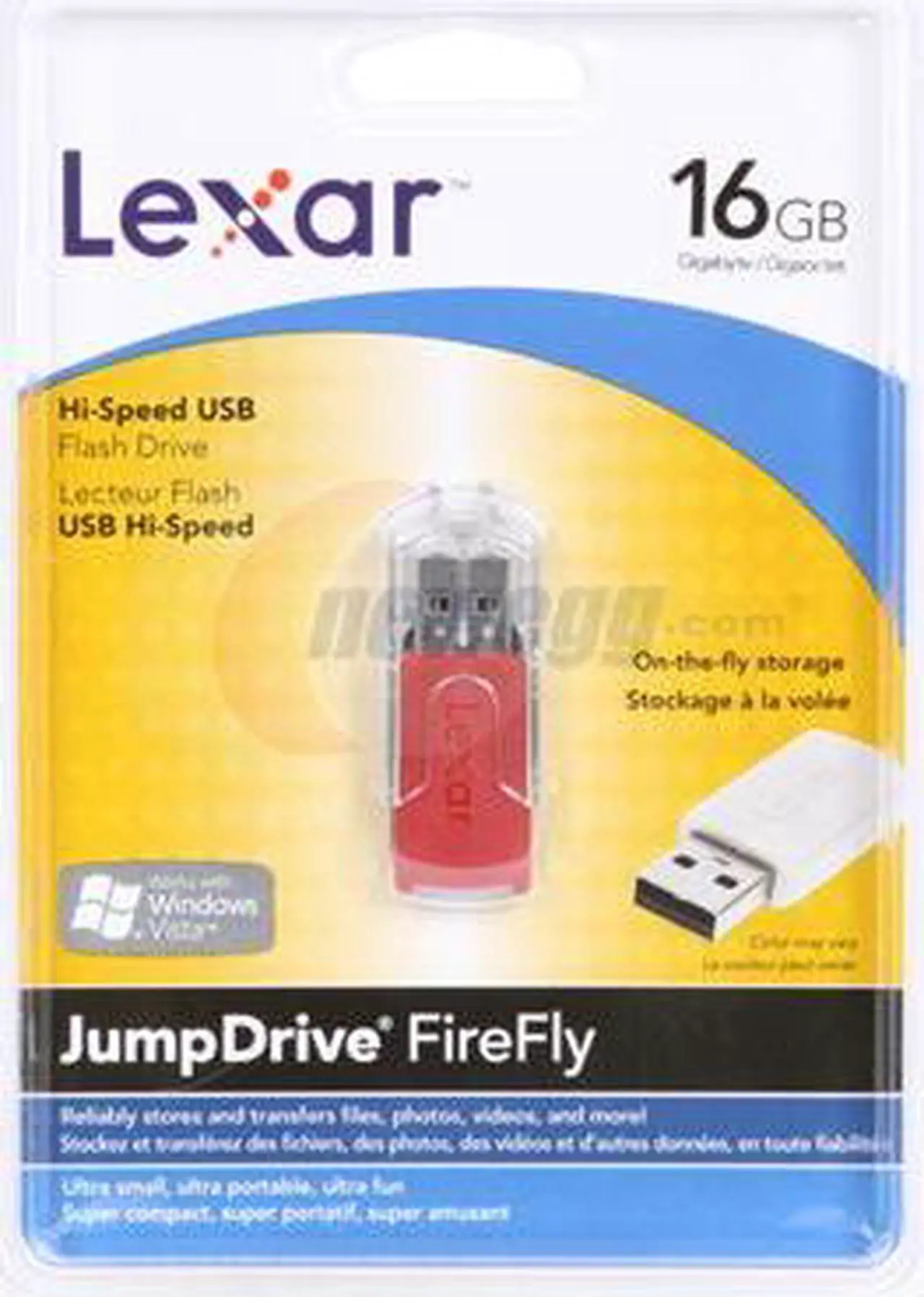 Lexar JumpDrive FireFly 16GB Ultra-Small Storage with Huge Personality ...
