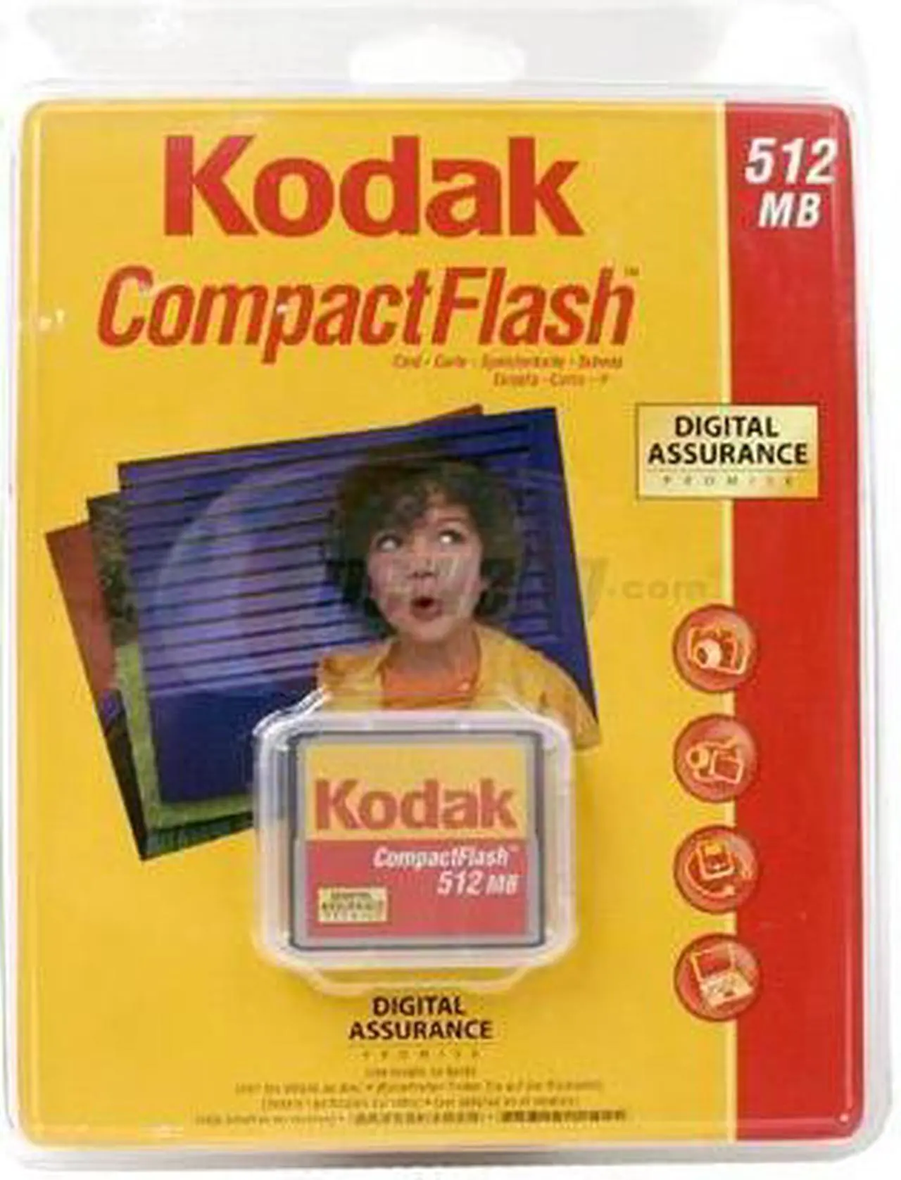Kodak 512MB Compact Flash (CF) Flash Media Model KPCF512SCS - Newegg.com