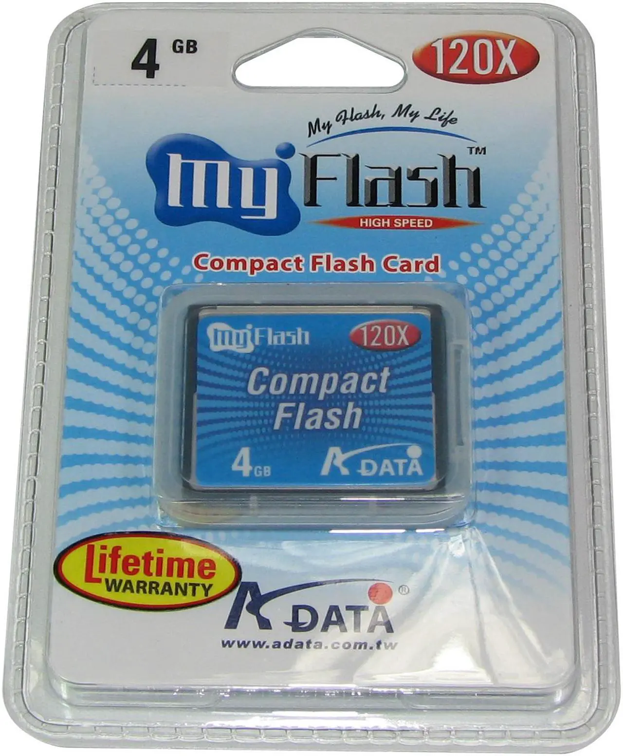 ADATA 4GB Compact Flash (CF) Flash Card Model 120x 4G - Newegg.com