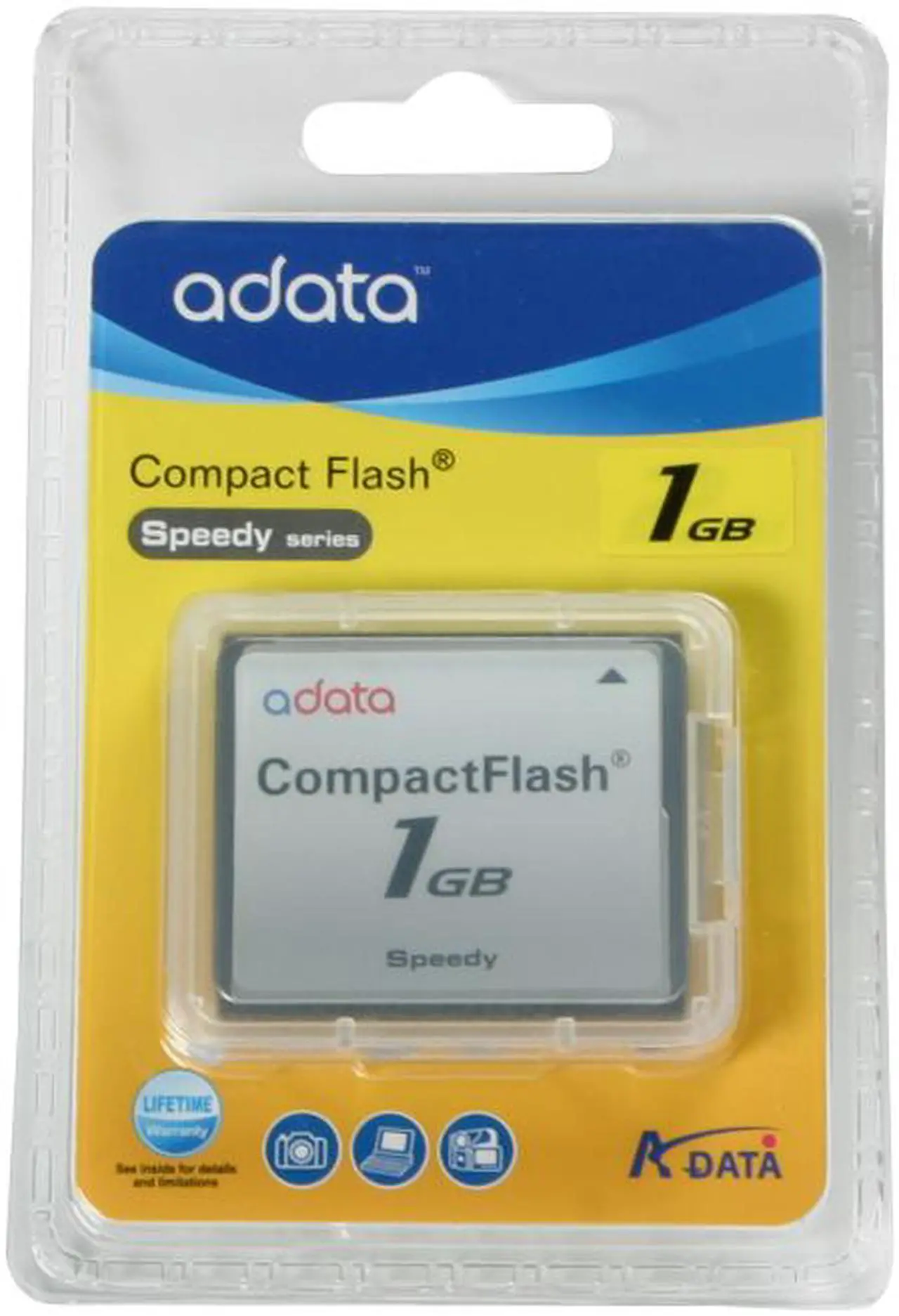 ADATA Speedy 1GB Compact Flash (CF) Flash Card Model SPEEDY CF 1GB ...
